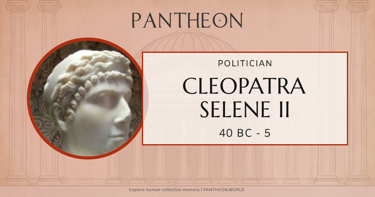 Cleopatra Selene II Biography | Pantheon