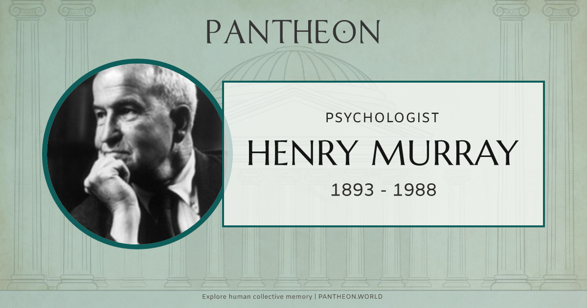 Henry Murray Biography | Pantheon