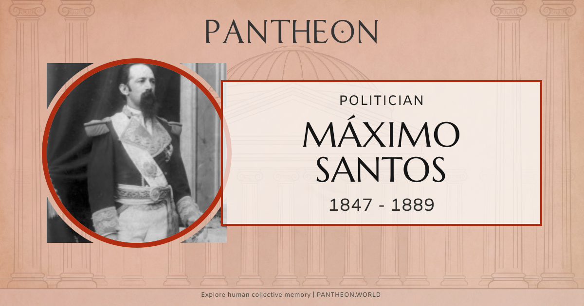 Máximo Santos Biography | Pantheon