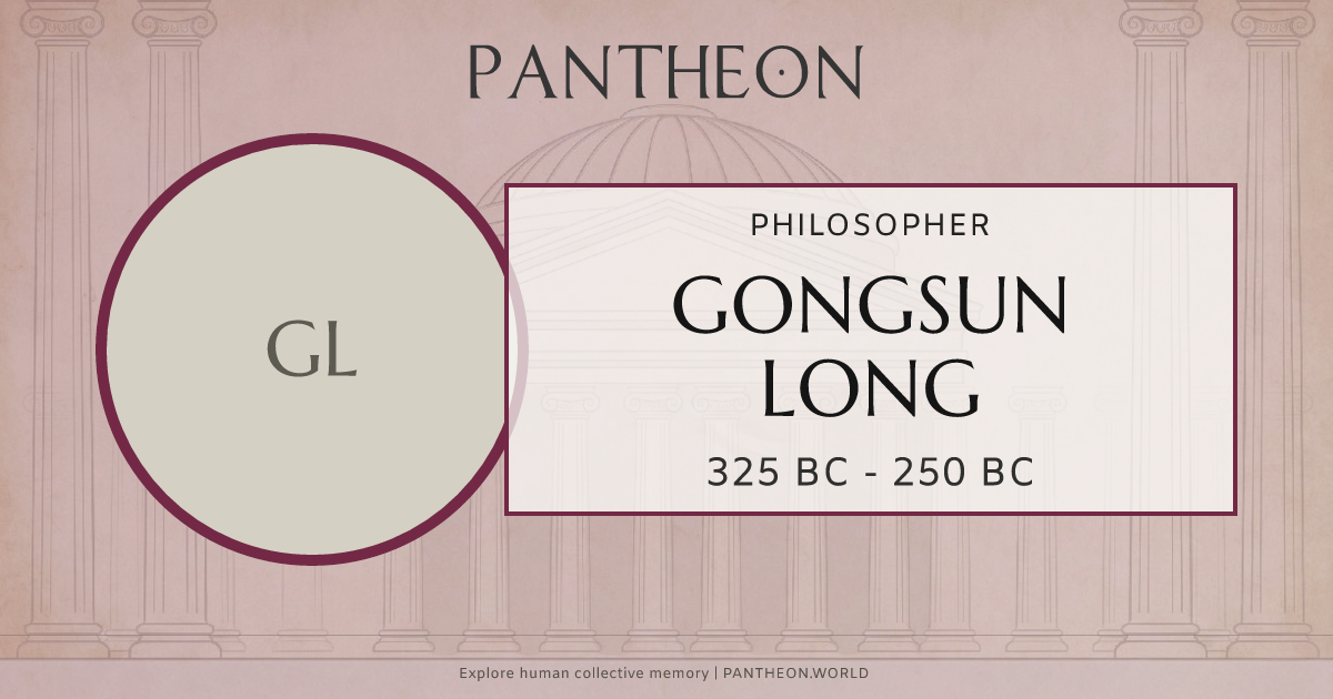 Gongsun Long Biography | Pantheon