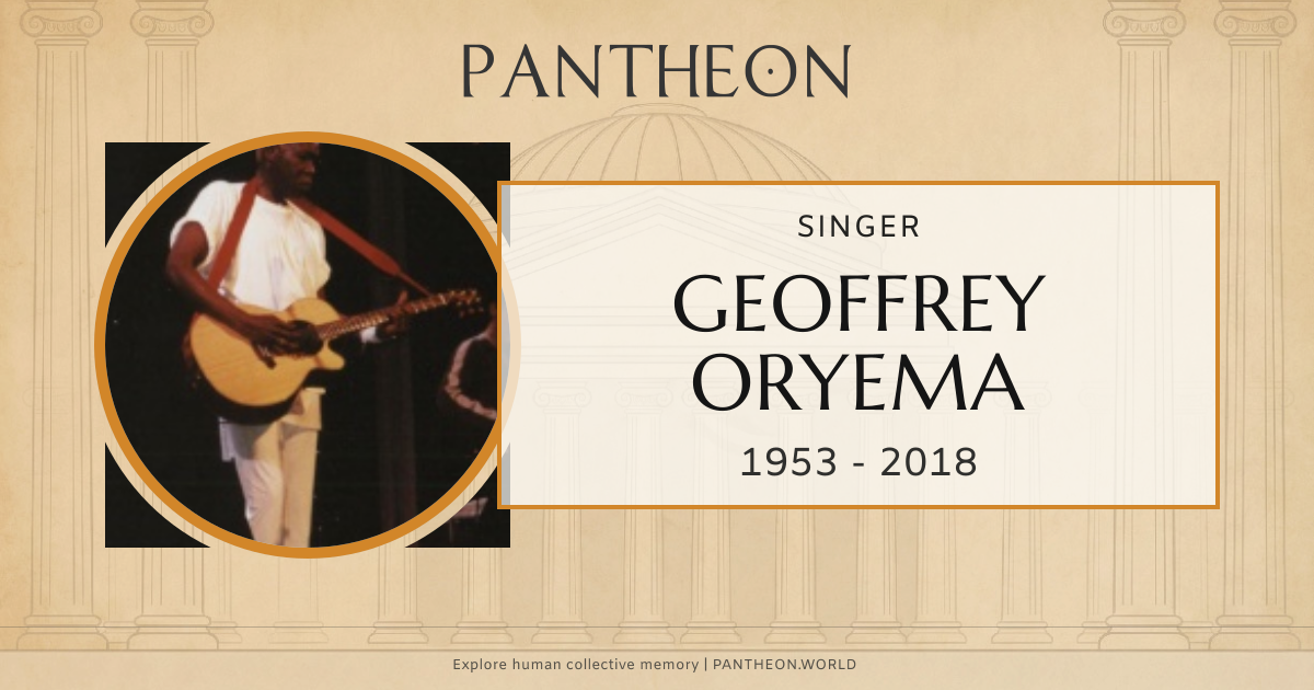 Geoffrey Oryema Biography | Pantheon
