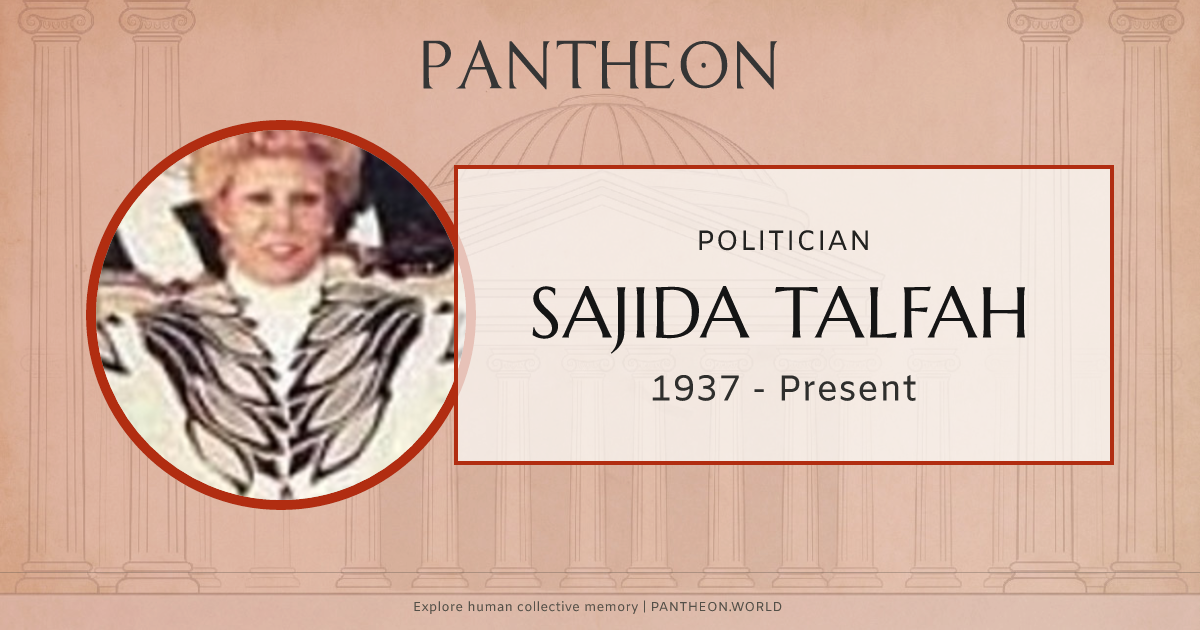 Sajida Talfah Biography | Pantheon