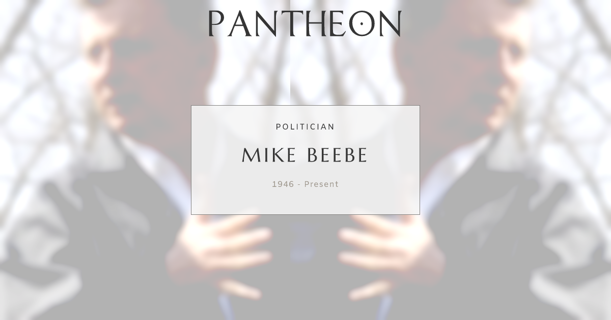 Mike Beebe Biography | Pantheon