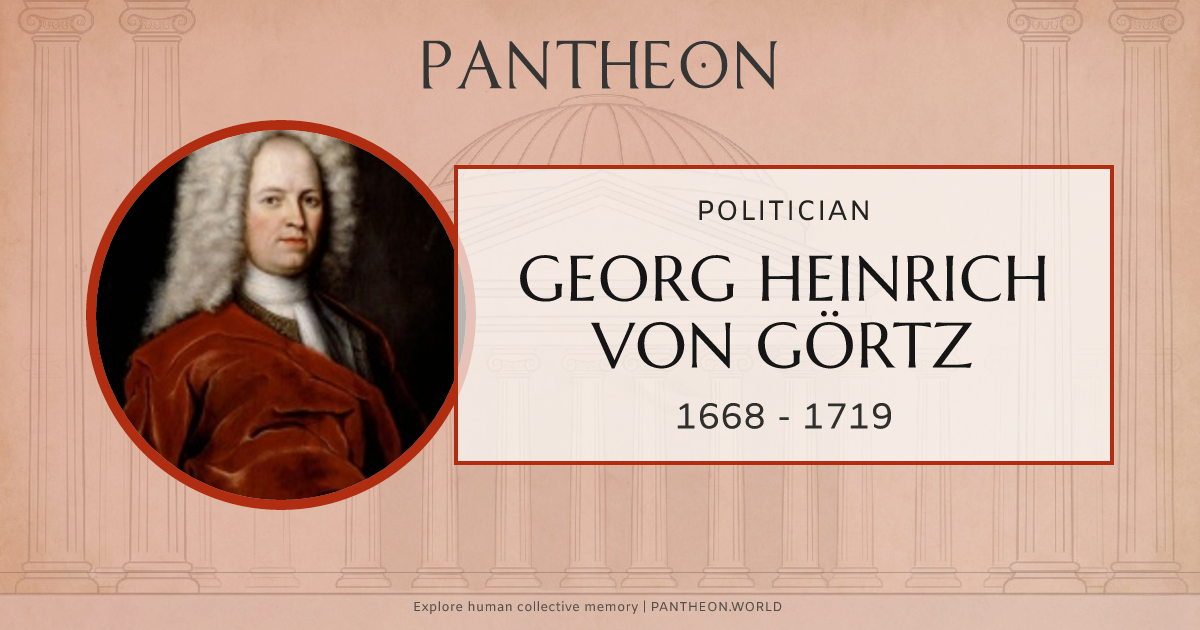 Georg Heinrich von Görtz Biography | Pantheon