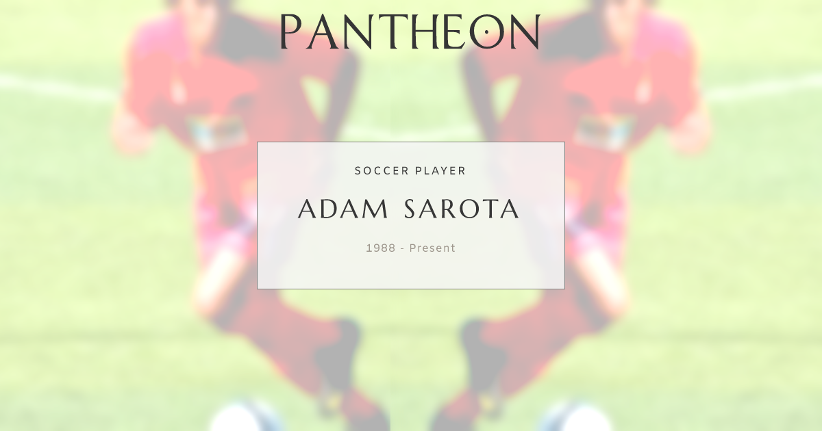 Adam Sarota Biography | Pantheon
