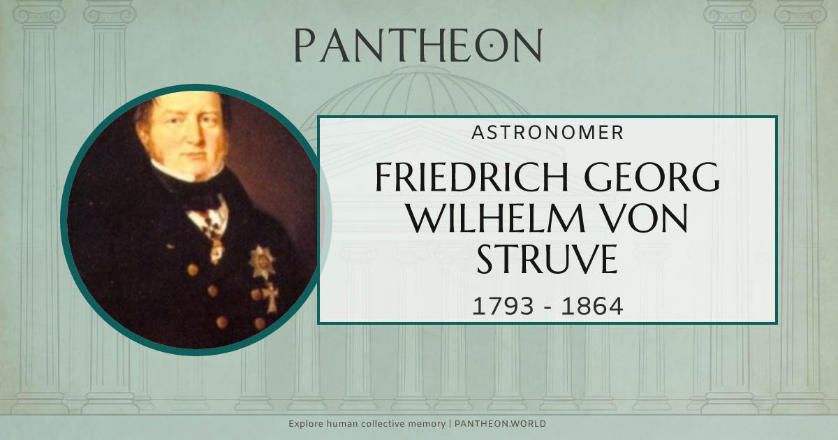 Friedrich Georg Wilhelm von Struve Biography | Pantheon