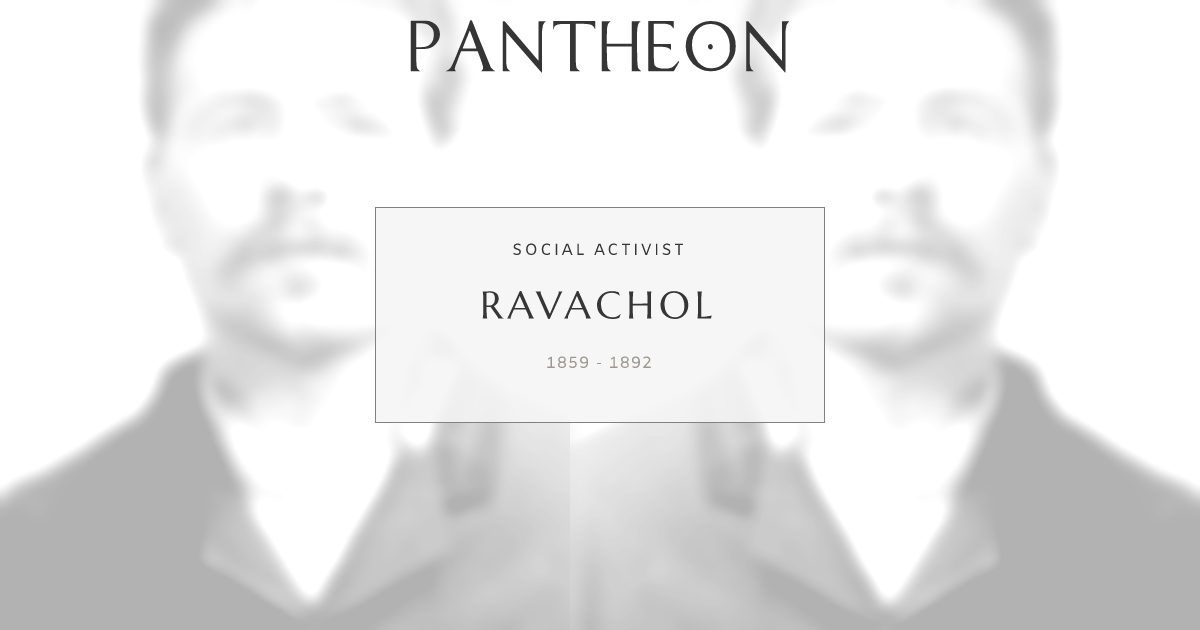 Ravachol Biography | Pantheon