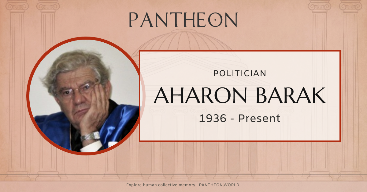Aharon Barak Biography | Pantheon