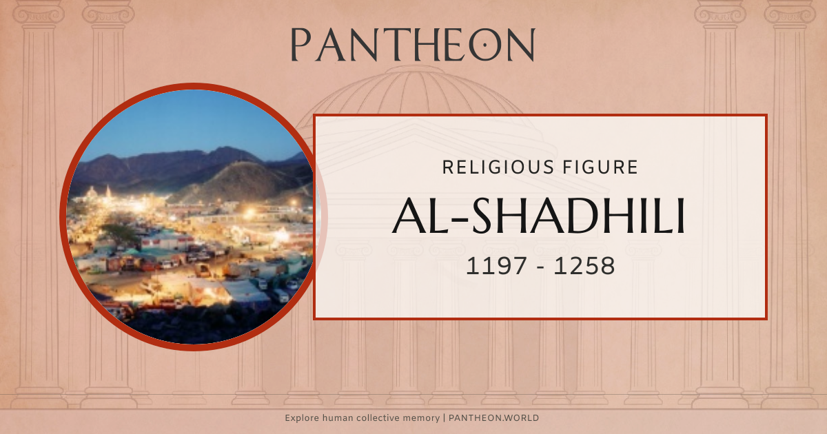 Al-Shadhili Biography | Pantheon