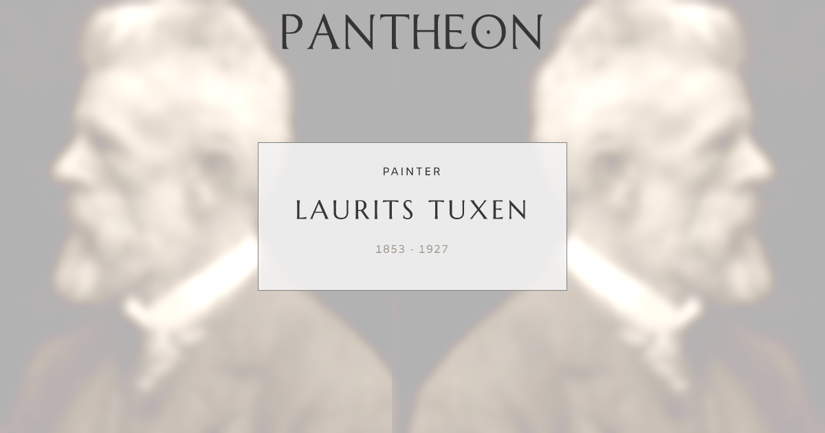 Laurits Tuxen Biography | Pantheon