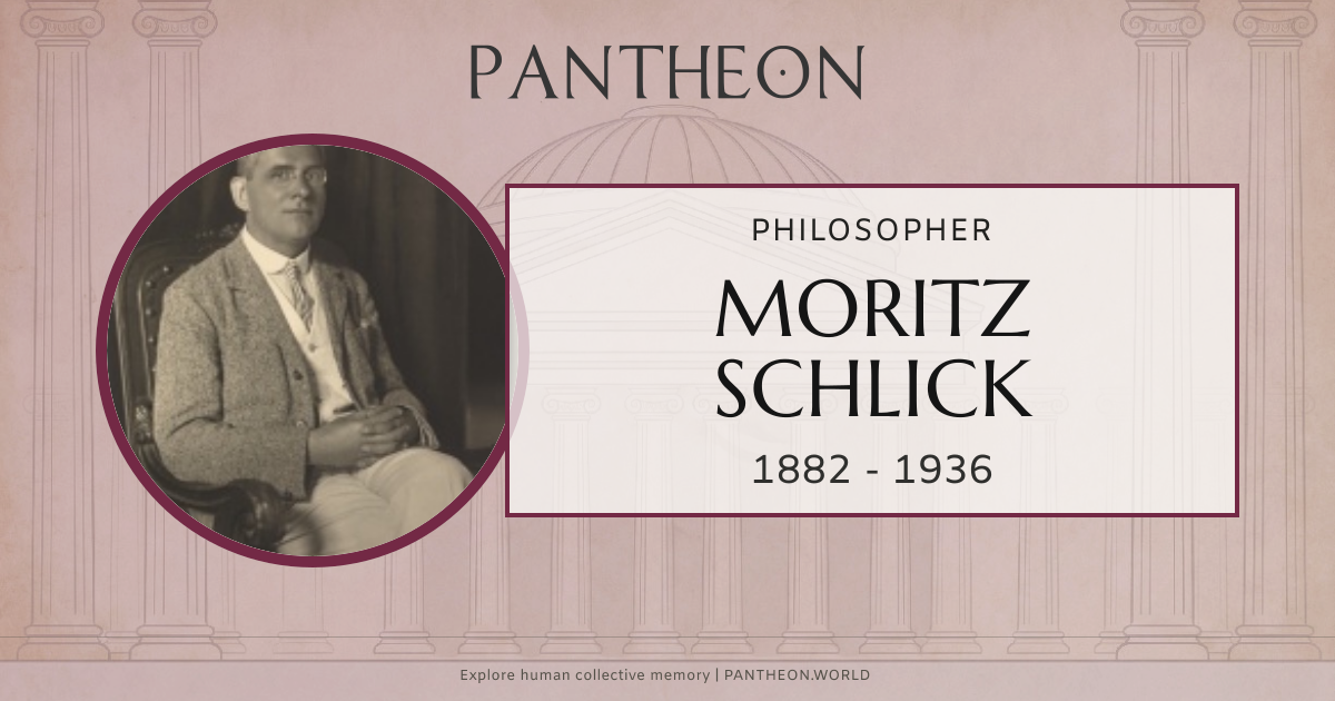 Moritz Schlick Biography | Pantheon