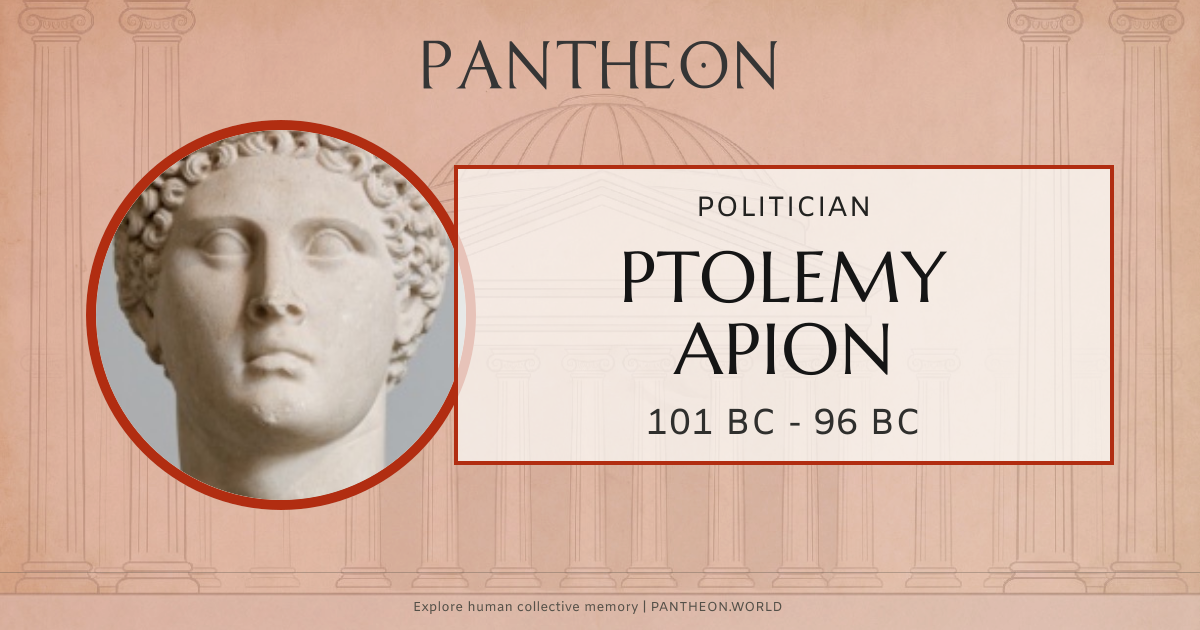 Ptolemy Apion Biography | Pantheon