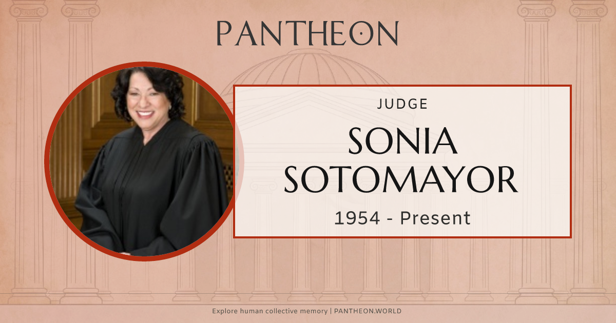 Sonia Sotomayor Biography | Pantheon