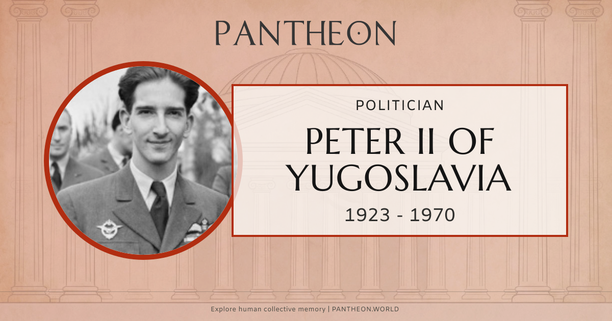 Peter II of Yugoslavia Biography | Pantheon
