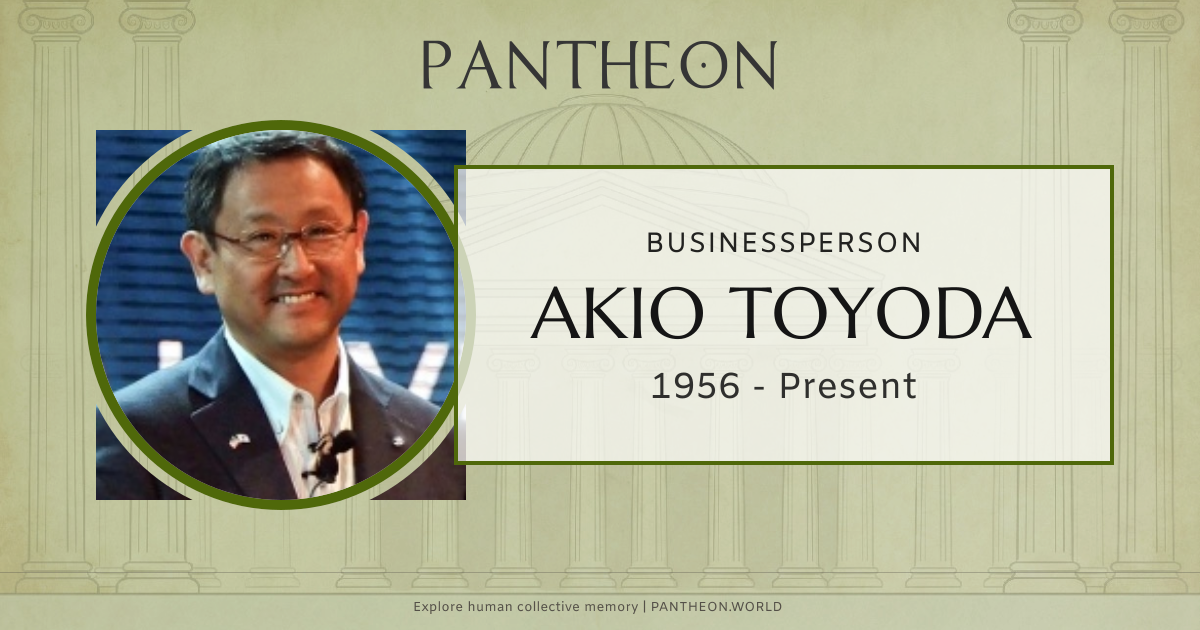 Akio Toyoda Biography | Pantheon