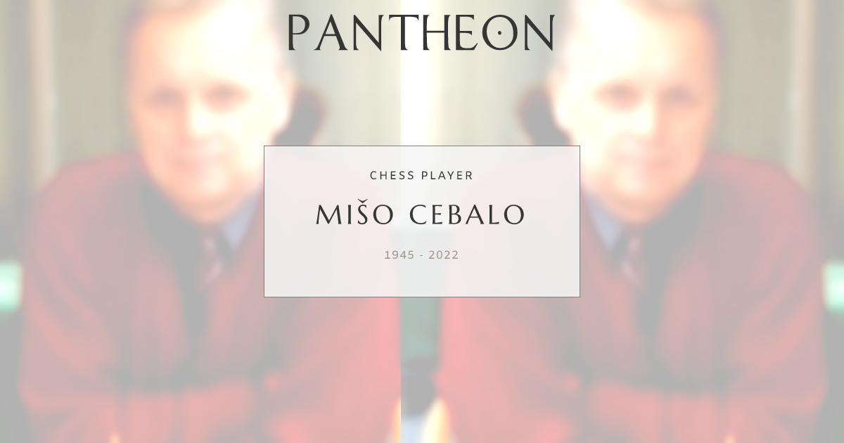 Mišo Cebalo Biography | Pantheon