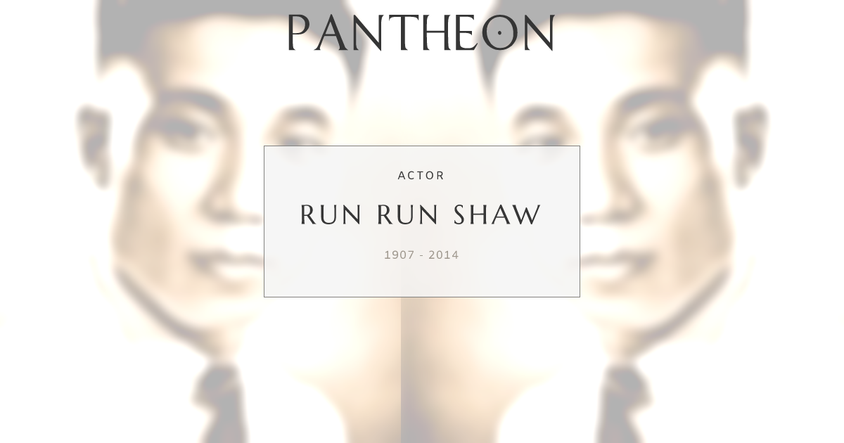 Run Run Shaw Biography | Pantheon