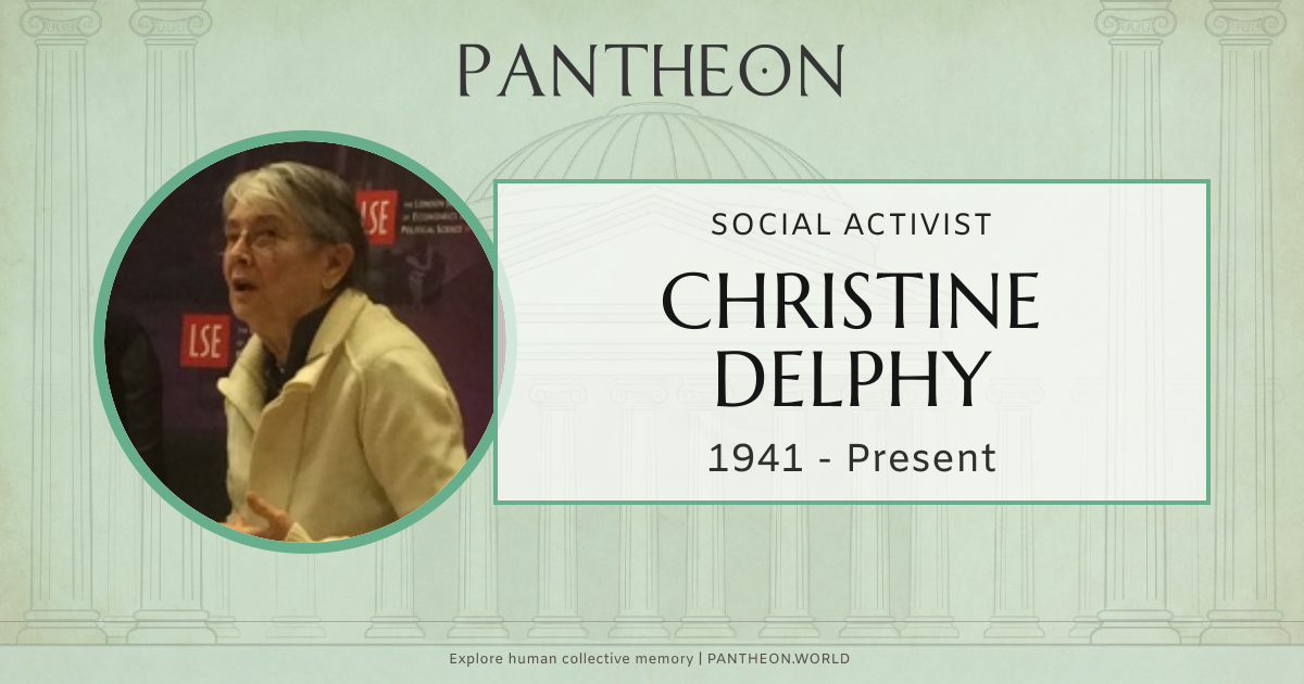 Christine Delphy Biography | Pantheon