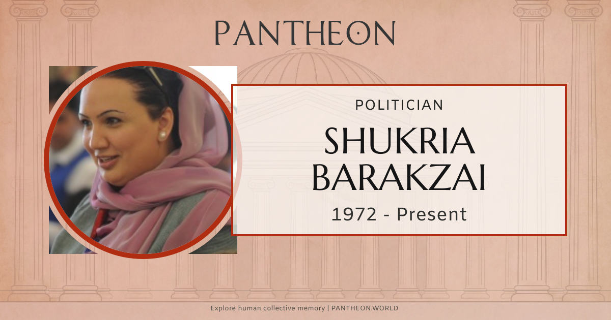 Shukria Barakzai Biography | Pantheon