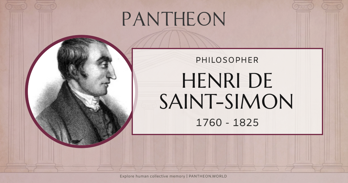 Henri de Saint-Simon Biography | Pantheon