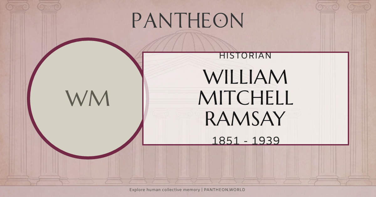 William Mitchell Ramsay Biography | Pantheon