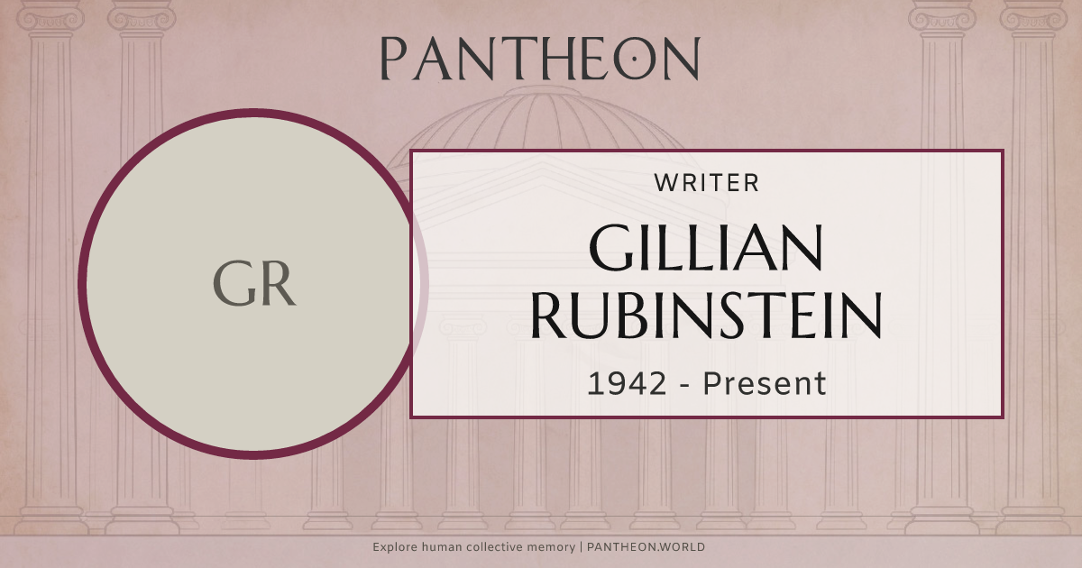 Gillian Rubinstein Biography | Pantheon