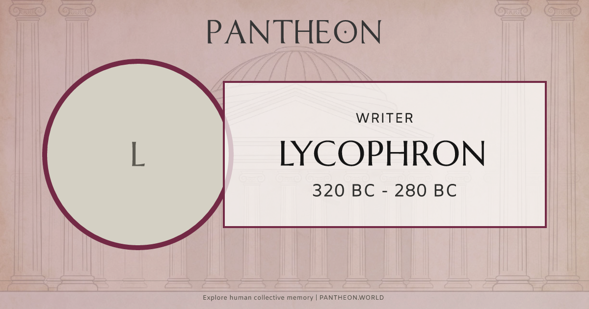 Lycophron Biography | Pantheon