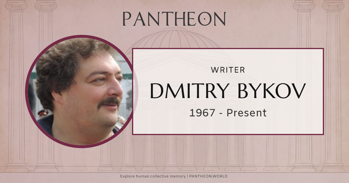 Dmitry Bykov Biography | Pantheon
