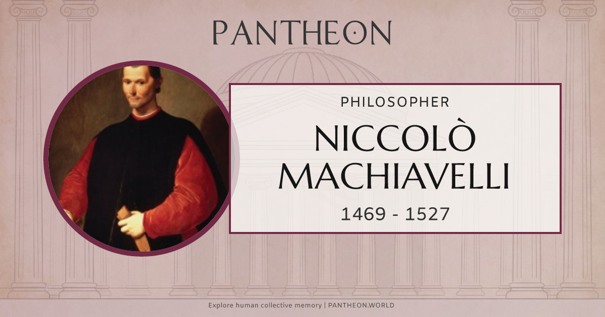Niccolò Machiavelli Biography | Pantheon