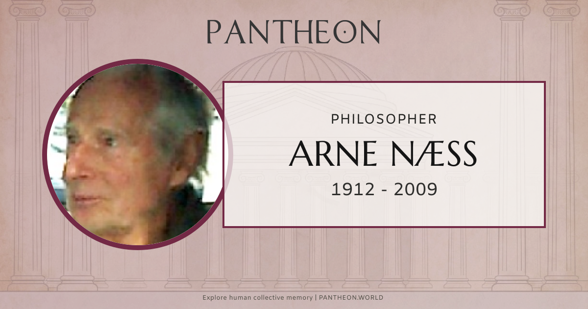 Arne Næss Biography | Pantheon