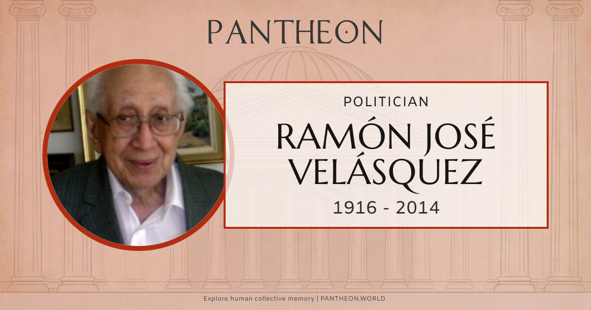 Ramón José Velásquez Biography | Pantheon