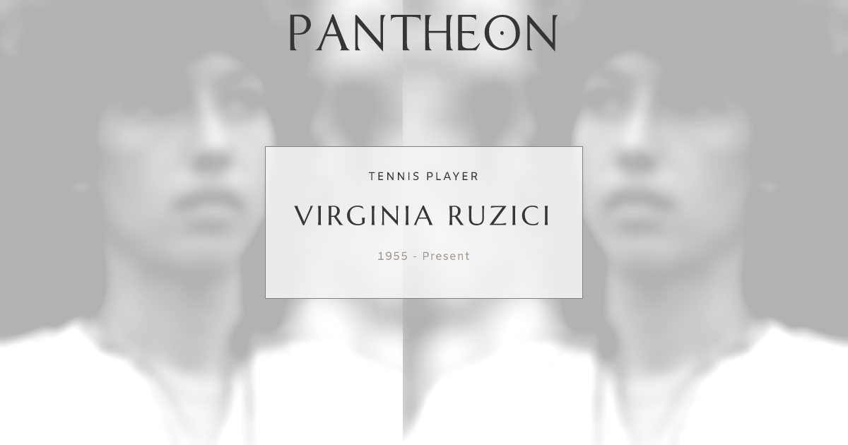 Virginia Ruzici Biography | Pantheon