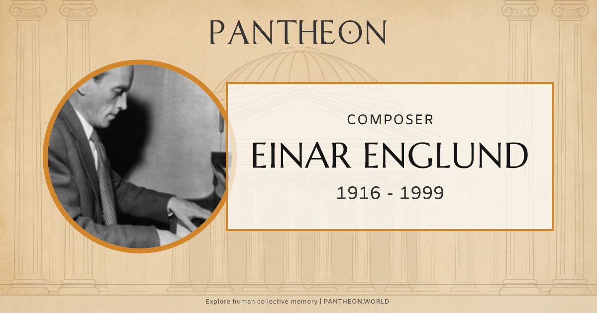Einar Englund Biography | Pantheon
