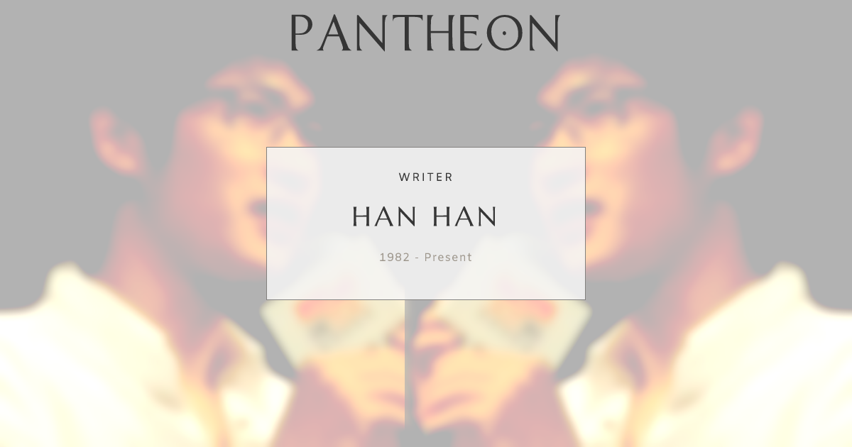 Han Han Biography | Pantheon