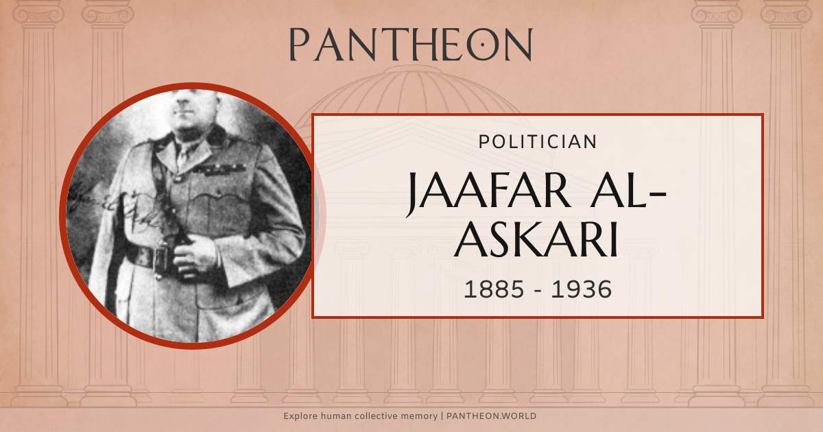 Jaafar Al-Askari Biography | Pantheon