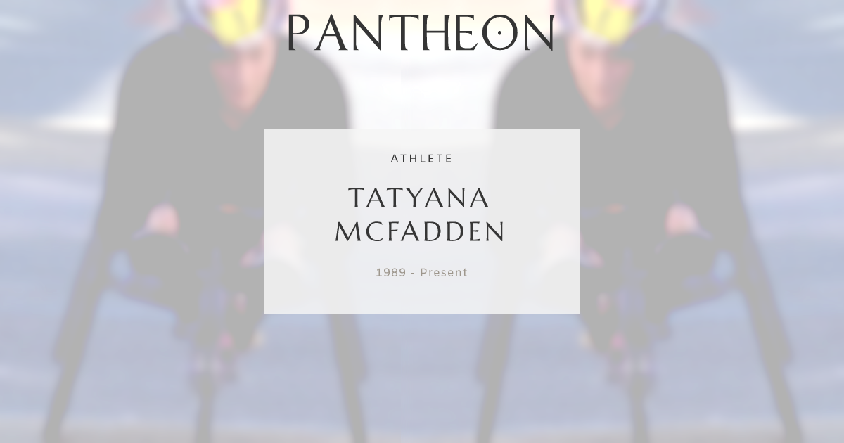 Tatyana McFadden Biography | Pantheon