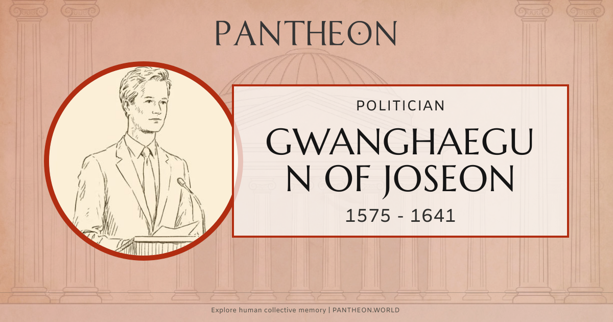 Gwanghaegun of Joseon Biography | Pantheon