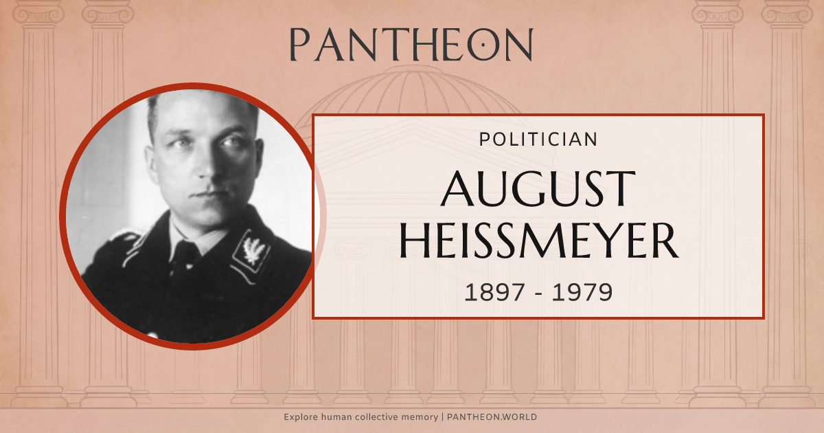 August Heissmeyer Biography | Pantheon