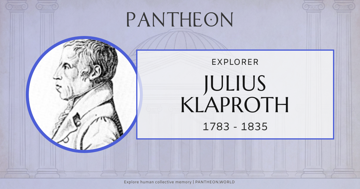 Julius Klaproth Biography | Pantheon