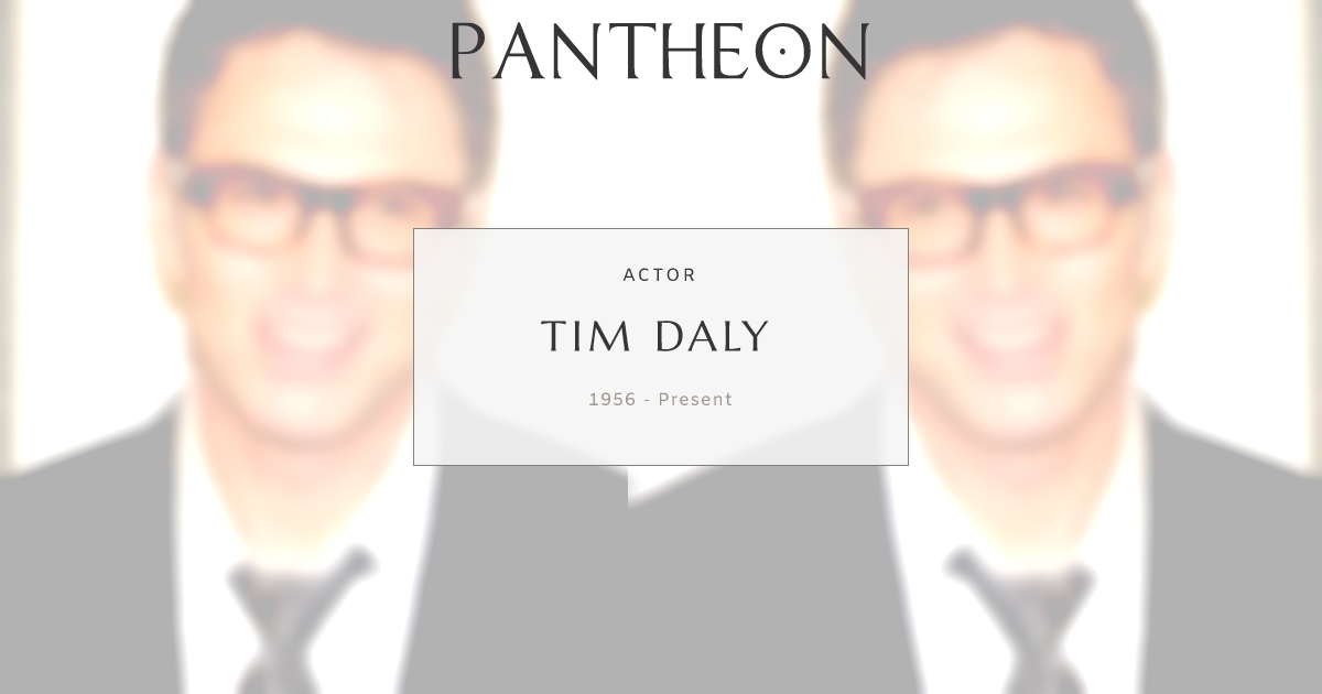 Tim Daly Biography | Pantheon