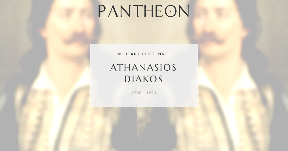 Athanasios Diakos Biography | Pantheon