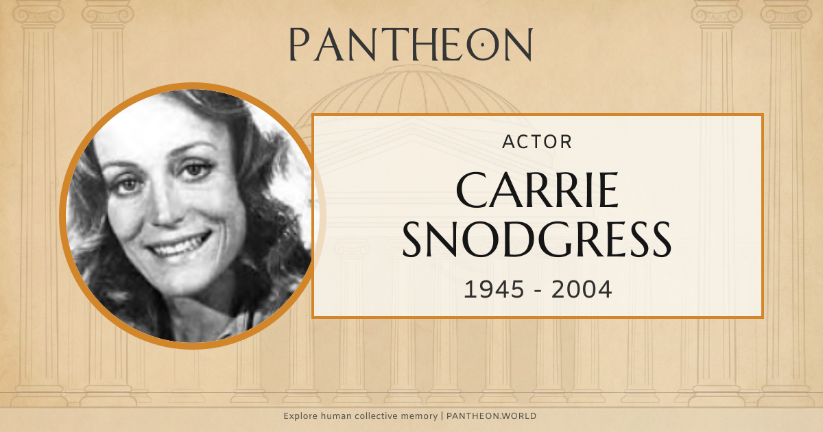 Carrie Snodgress Biography | Pantheon
