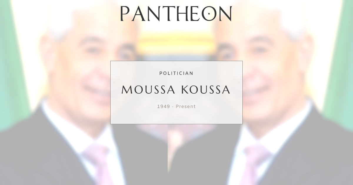 Moussa Koussa Biography | Pantheon