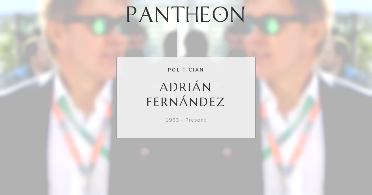 Adrián Fernández Biography | Pantheon