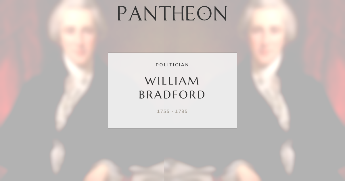 William Bradford Biography | Pantheon