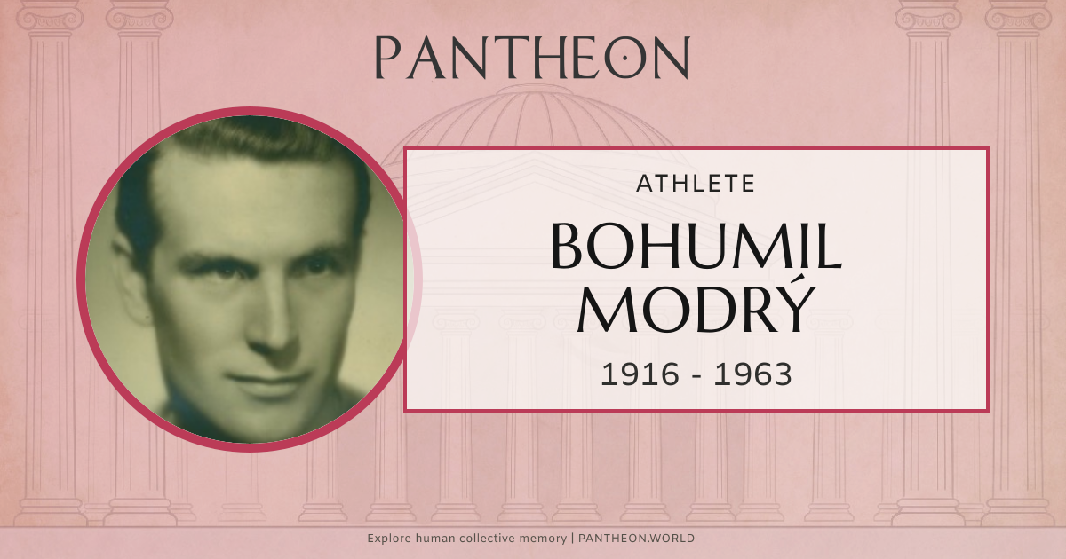 Bohumil Modrý Biography | Pantheon