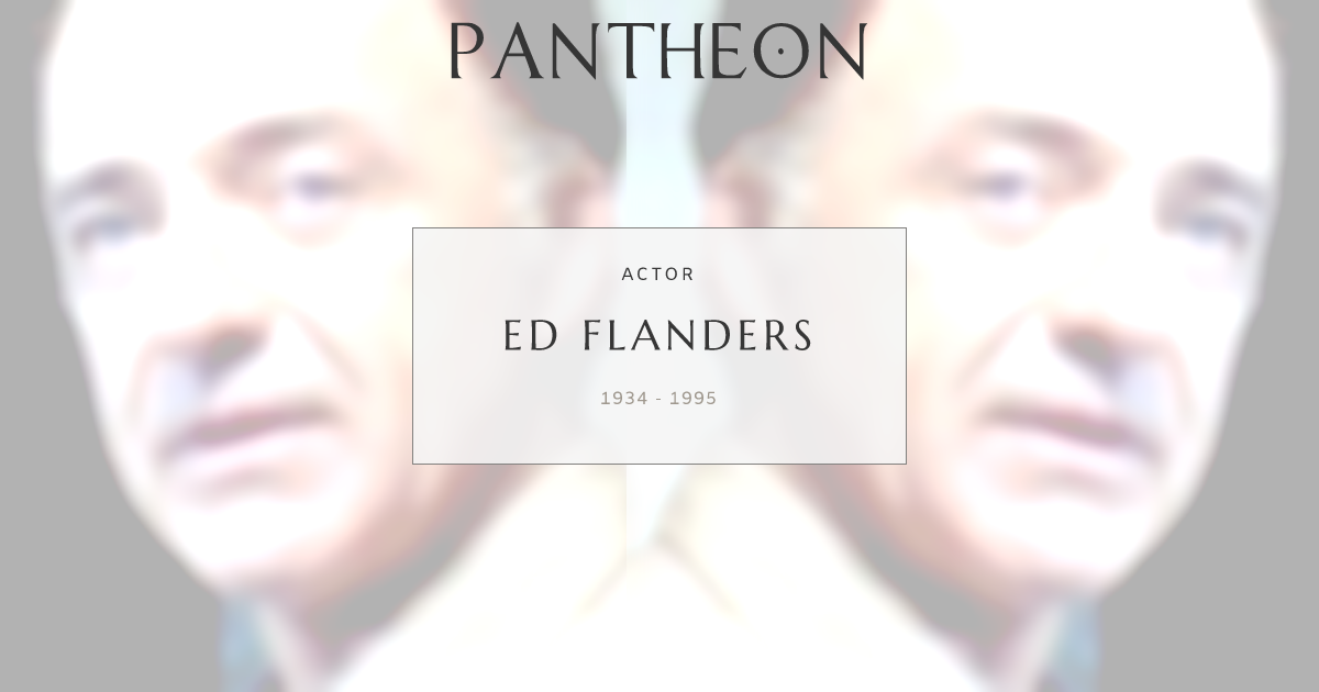 Ed Flanders Biography | Pantheon