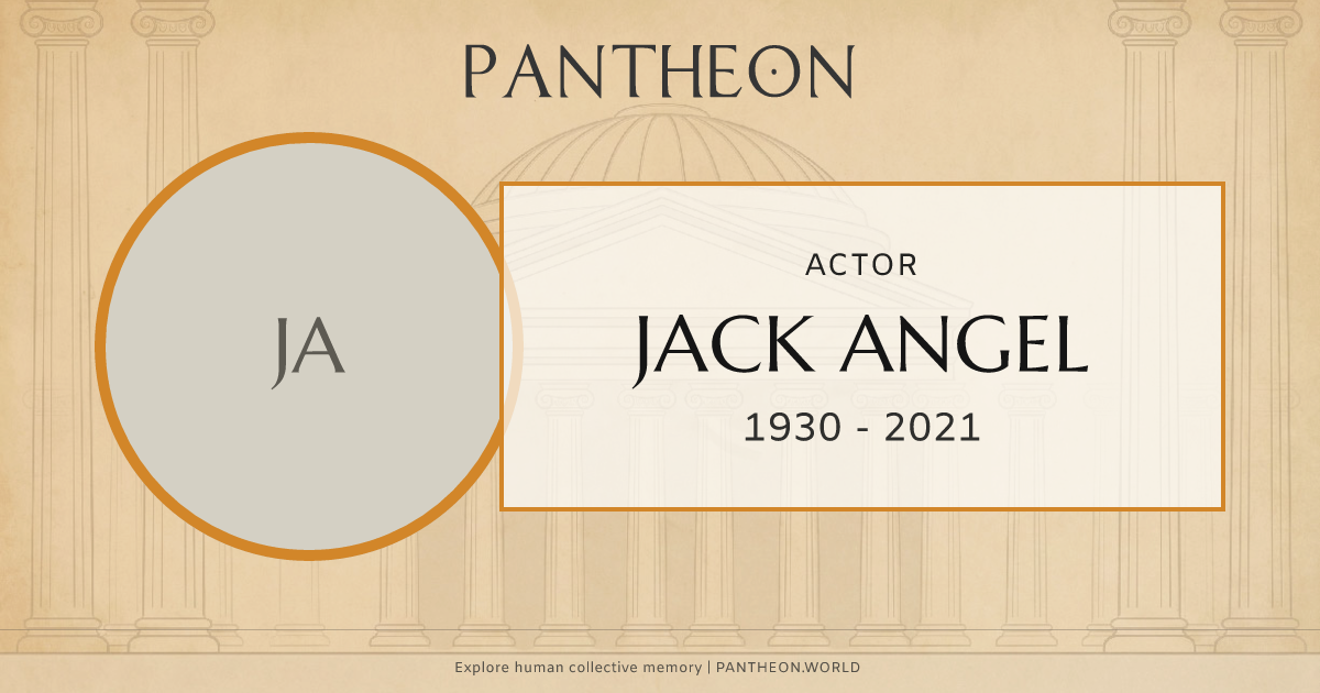 Jack Angel Biography | Pantheon
