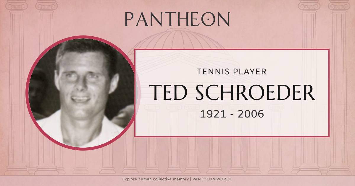 Ted Schroeder Biography | Pantheon