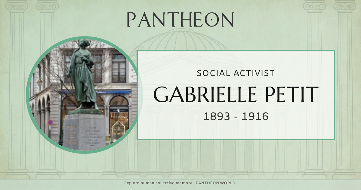 Gabrielle Petit Biography | Pantheon